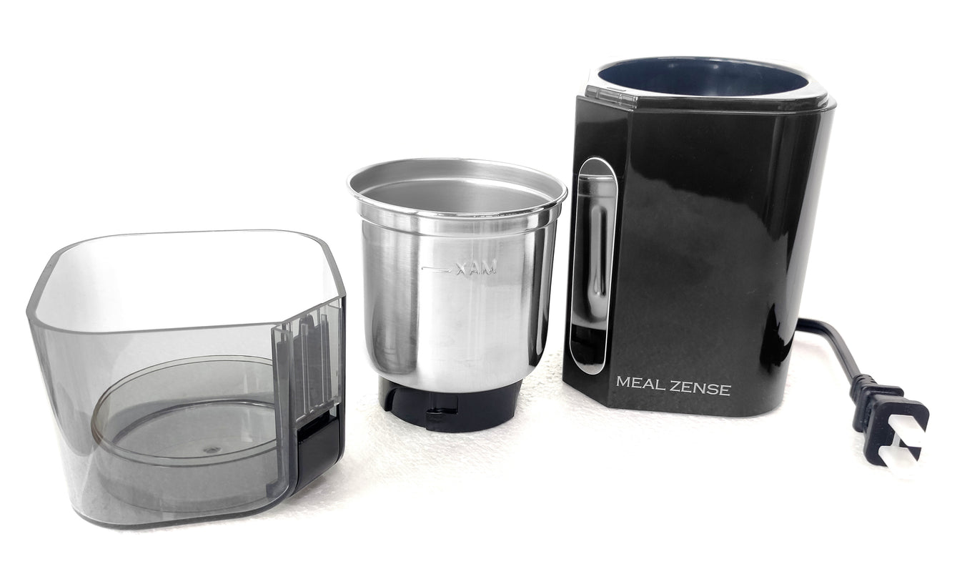 Meal Zense Coffee Grinder, BB001, Blade, Black, Stainless Steel